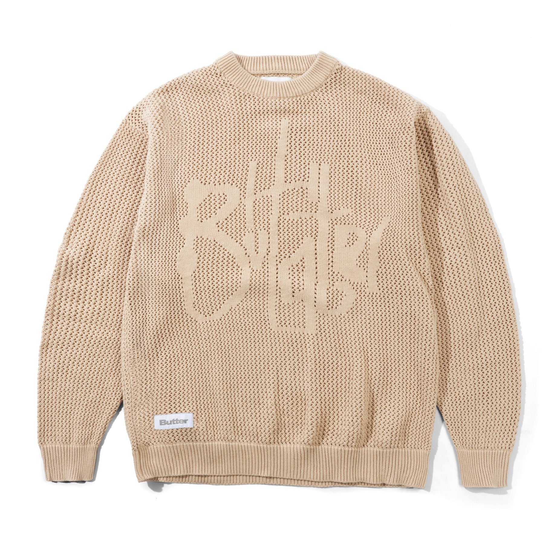 Butter Scribble Knit Sweater - Cream – Boardworld