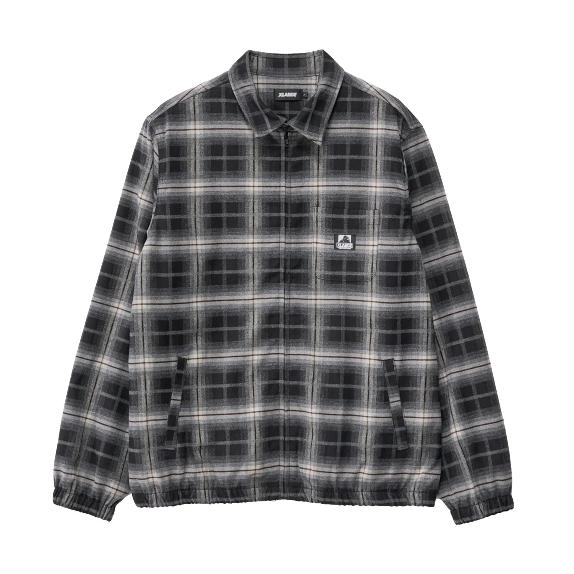 XLARGE Blended Check Zip Jacket - Black – Boardworld