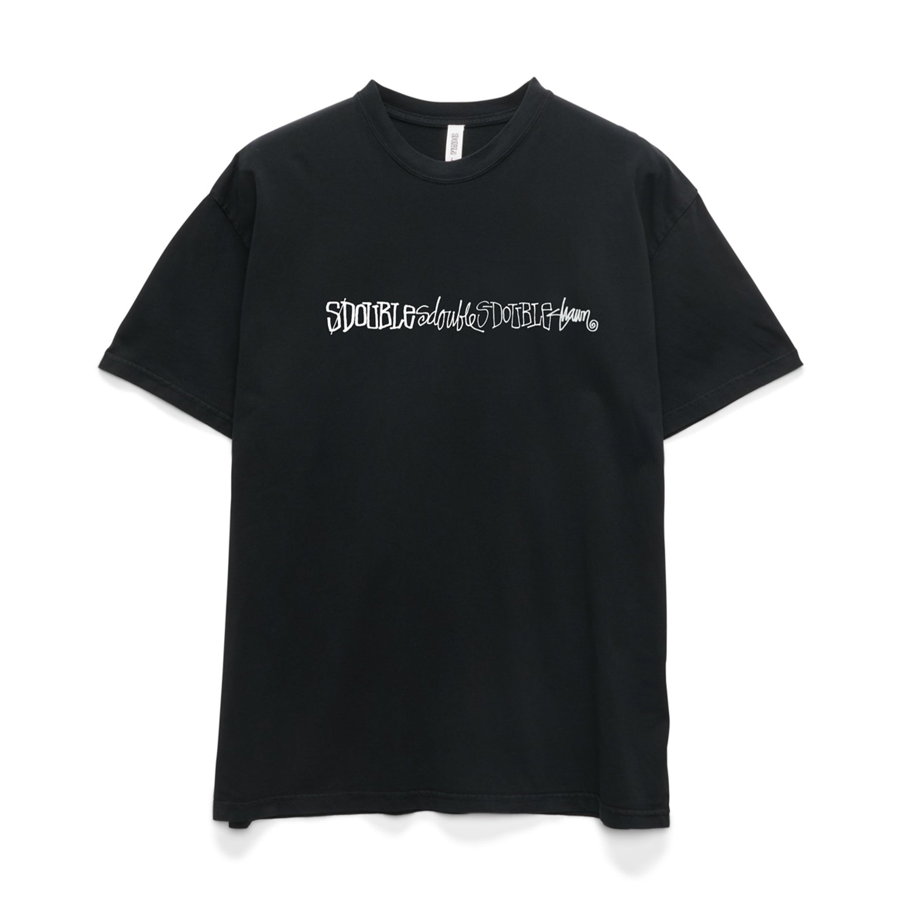S/Double Script Stack Tee - Washed Black – Boardworld