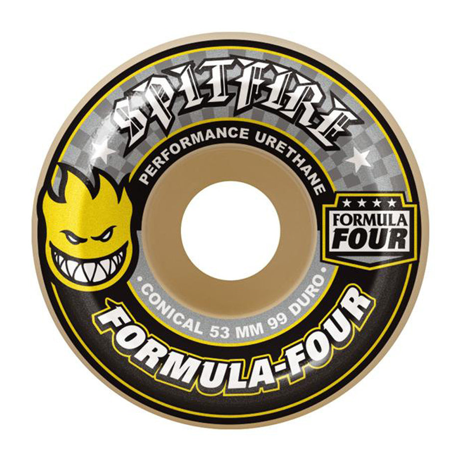 Spitfire Conical Formula Four 99D Skateboard Wheels – Boardworld
